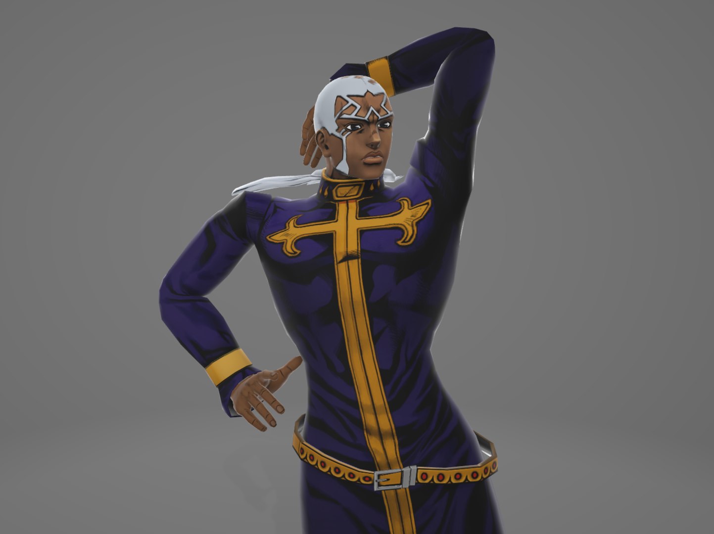 Enrico Pucci Rigged Blend 3D Model - TurboSquid 1985124