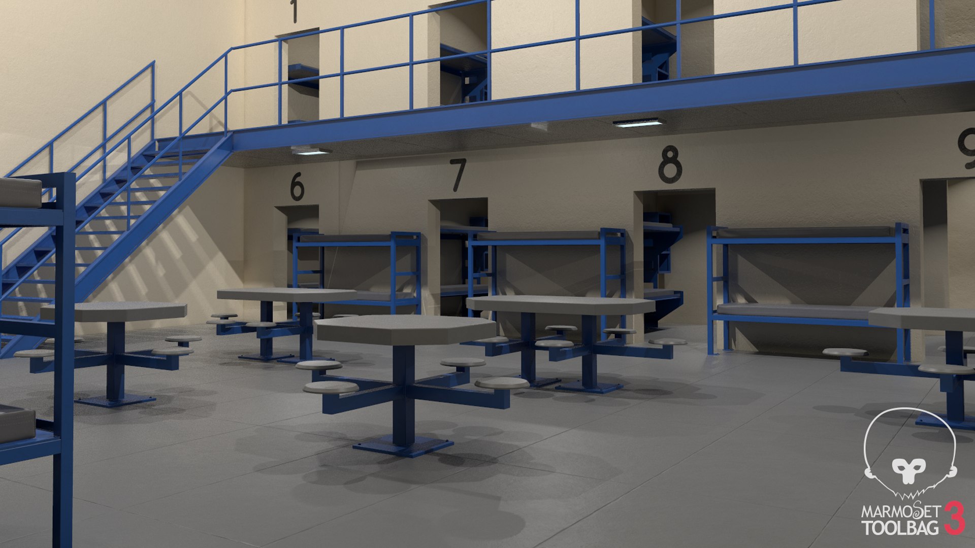3D Jail Pbr Model - TurboSquid 1628342