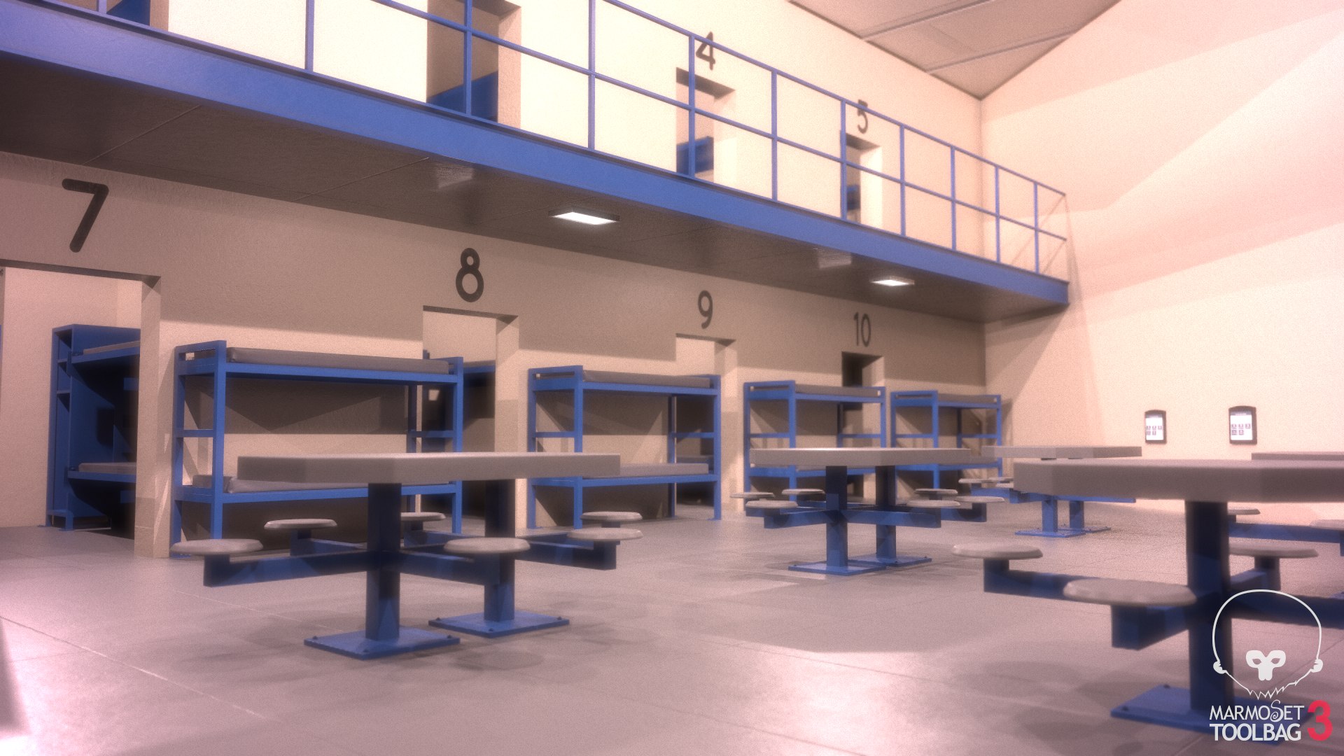 3D jail pbr model - TurboSquid 1628342