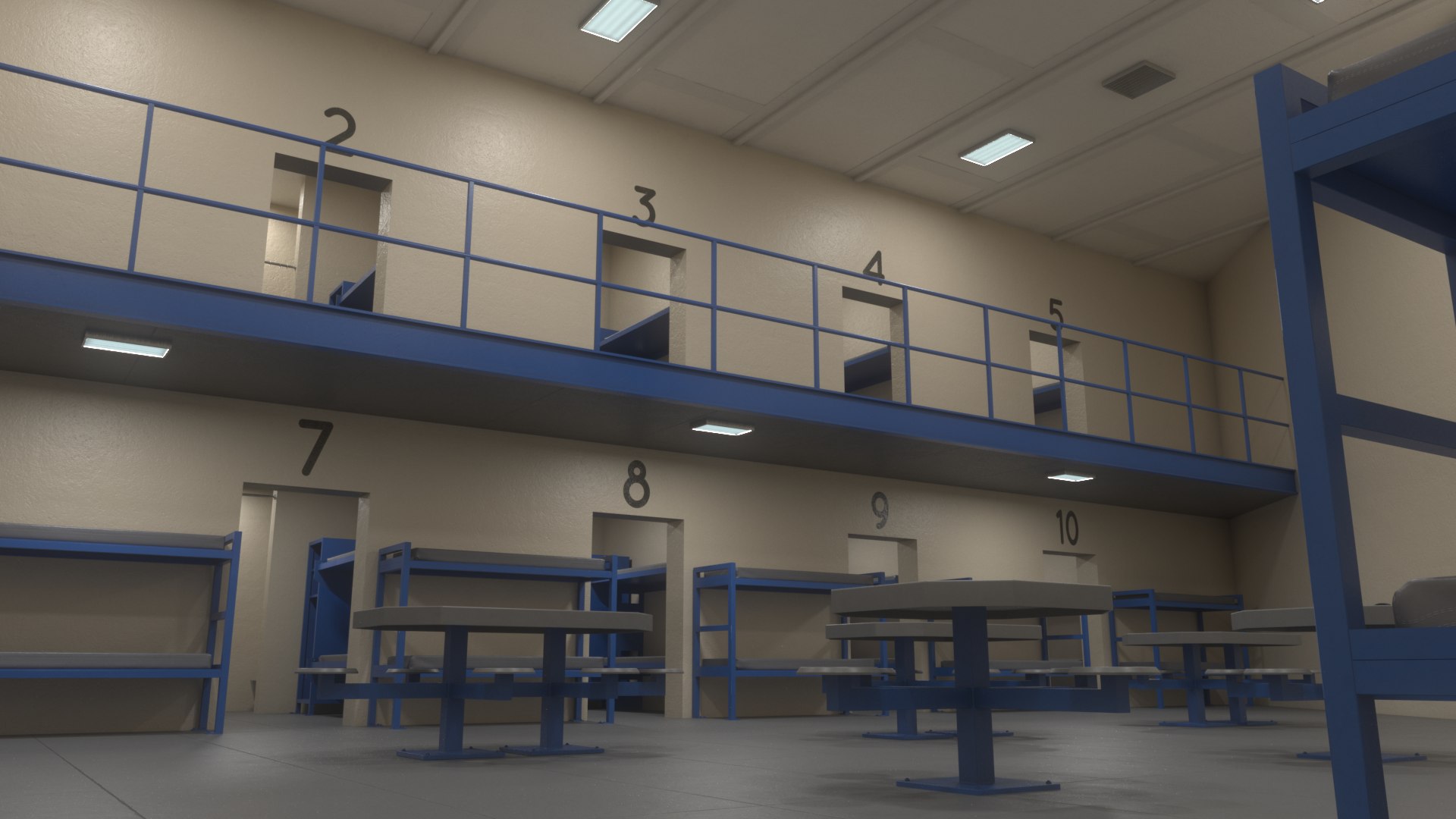 3D Jail Pbr Model - TurboSquid 1628342