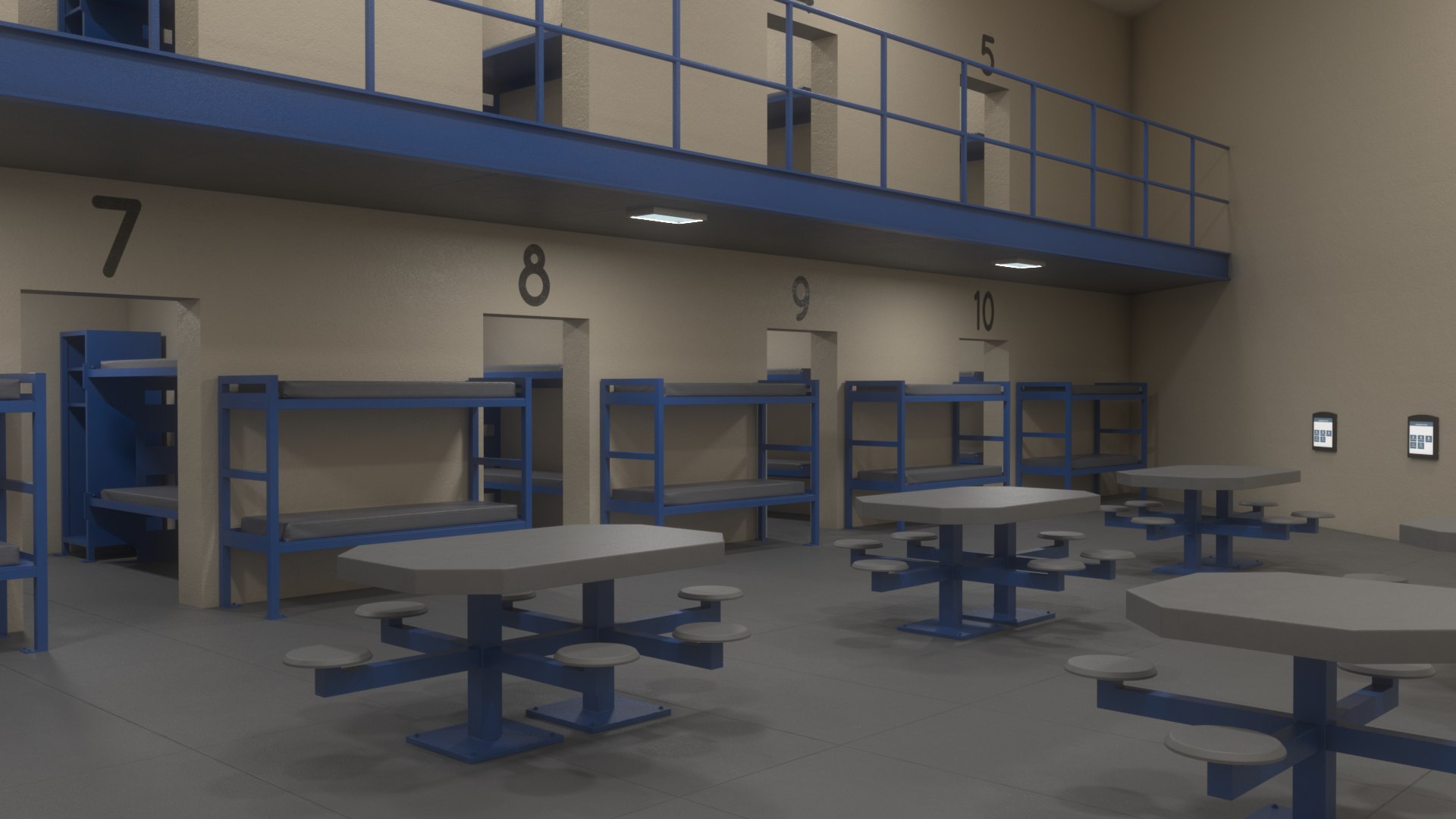 3D jail pbr model - TurboSquid 1628342