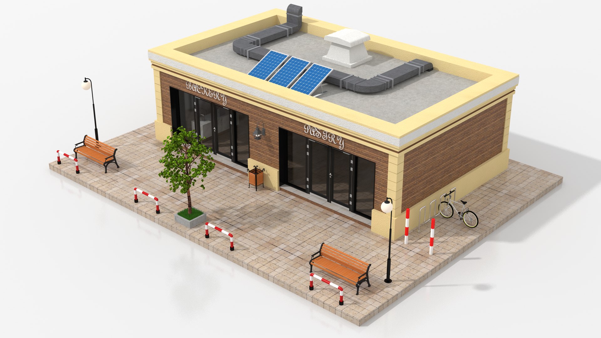 Bakery 3D Model - TurboSquid 1886181