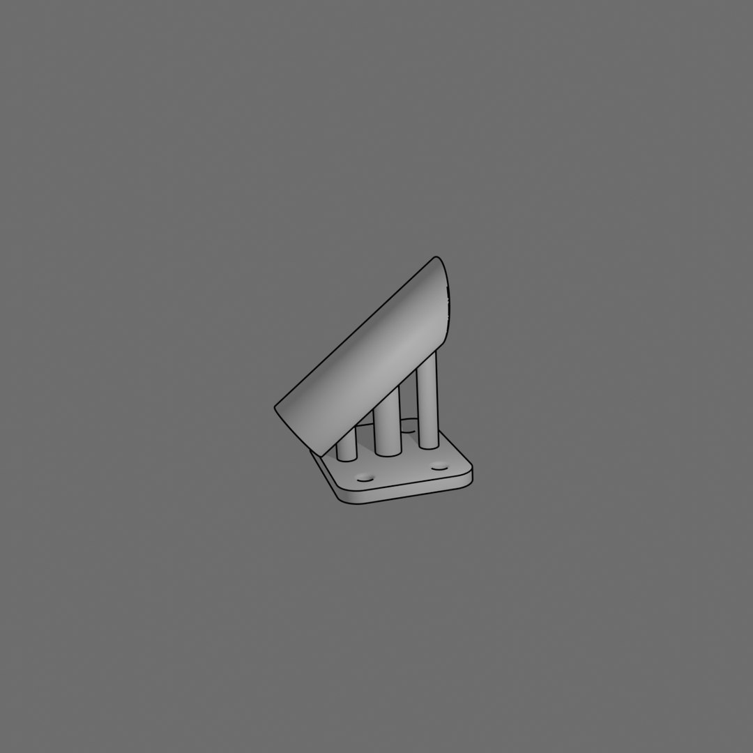 Solar lamp holder 3D model - TurboSquid 1794694