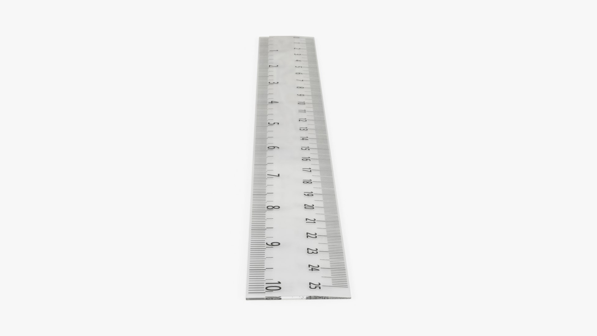 3D ruler plastic - TurboSquid 1677546