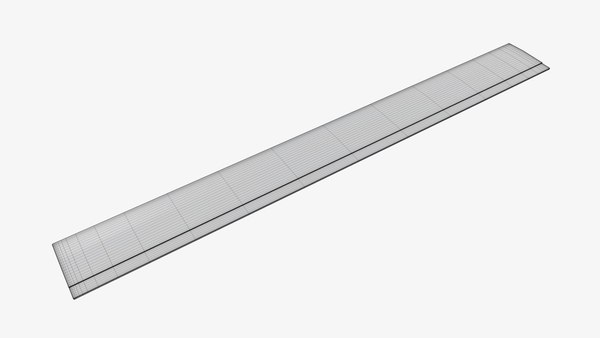 3D ruler plastic - TurboSquid 1677546