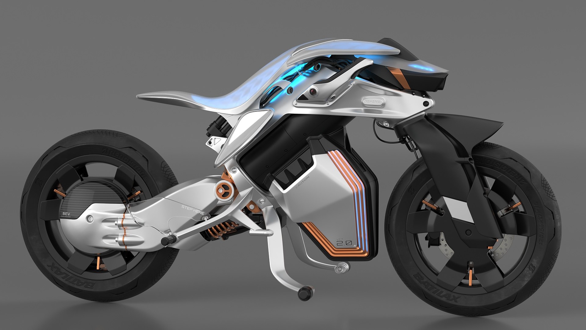 Yamaha MOTOROiD 2 Motorcycle 3D Model - TurboSquid 2357746