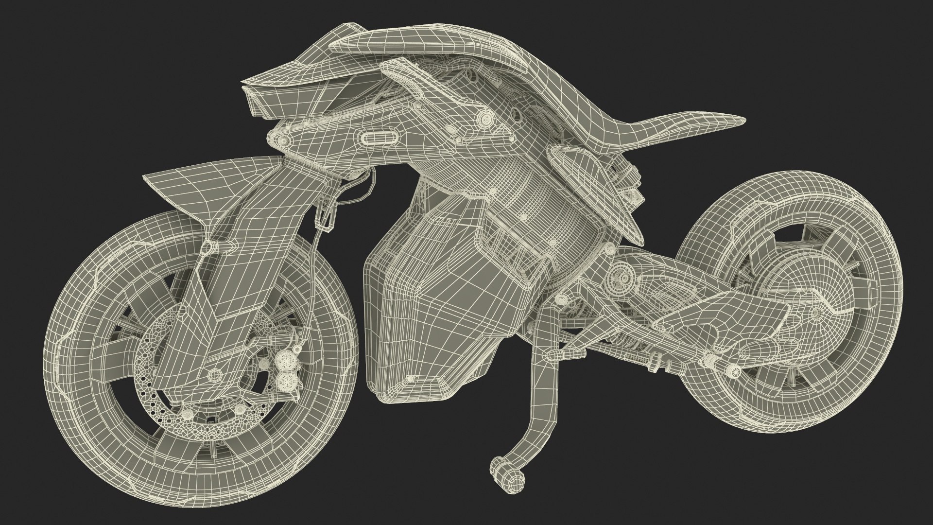Yamaha MOTOROiD 2 Motorcycle 3D Model - TurboSquid 2357746