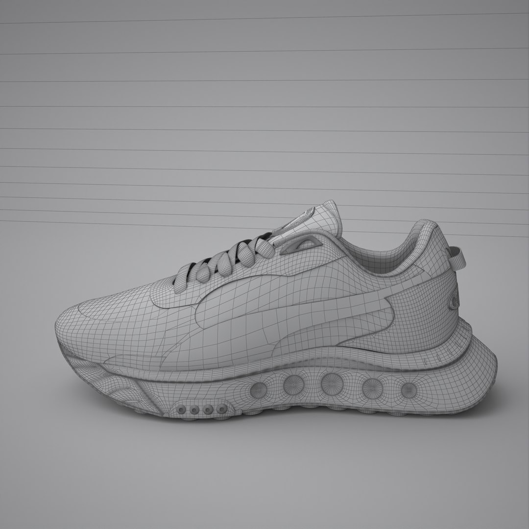 Shoes Sneakers Puma Wild Rider 3D Model - TurboSquid 1773870