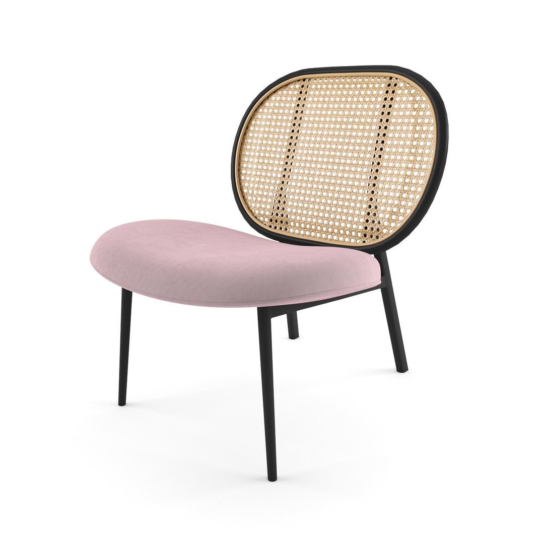 Spike Lounge Chair Natural 3D Model - TurboSquid 1903856