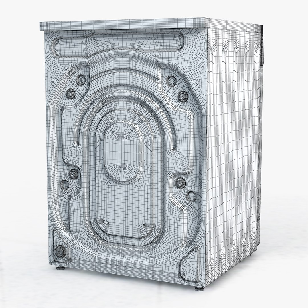 3D Wash Machine Model - TurboSquid 1369377