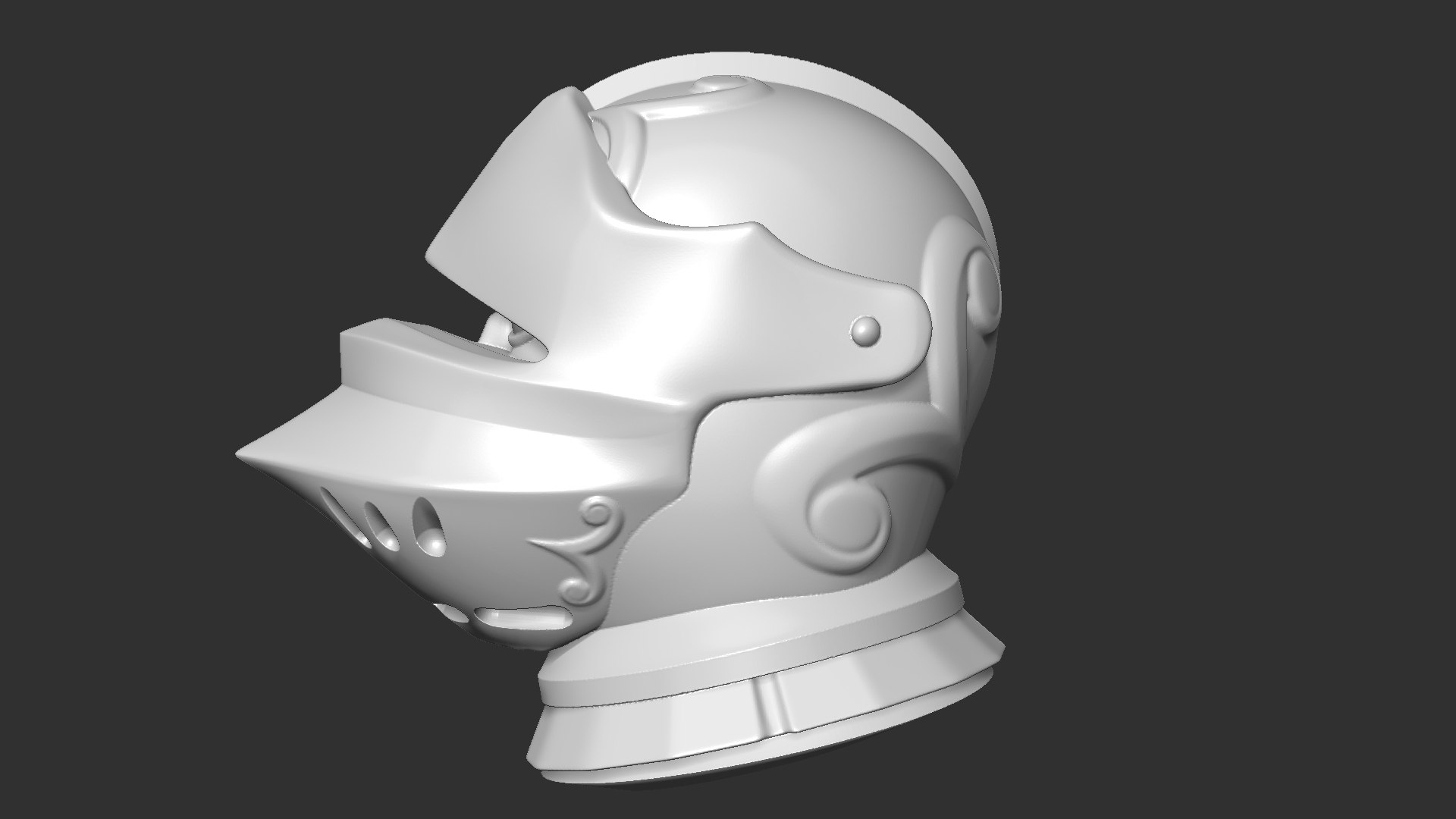 Helmet Joust 3D Model - TurboSquid 1677861