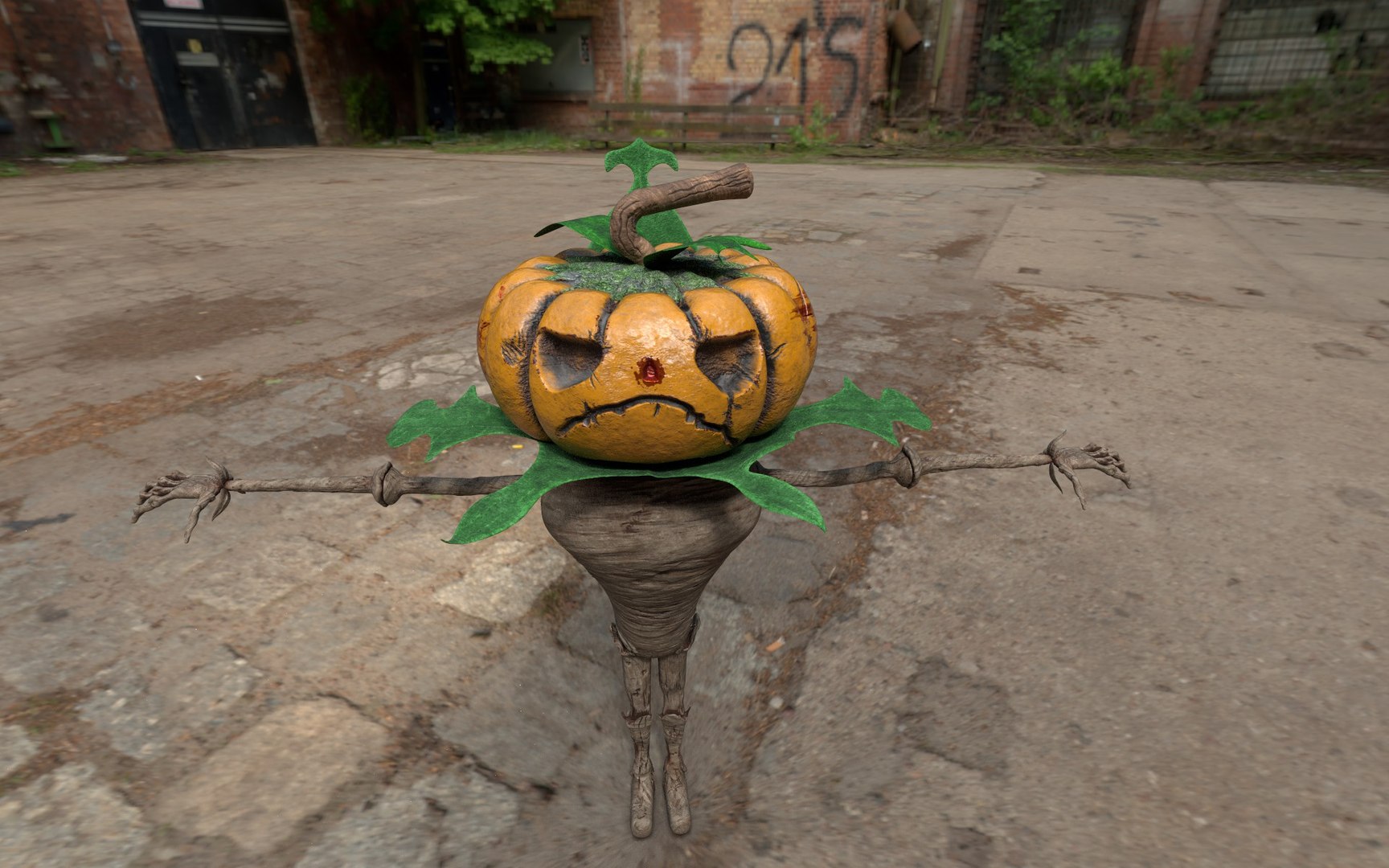 Halloween Pumpkin Model - TurboSquid 1333919
