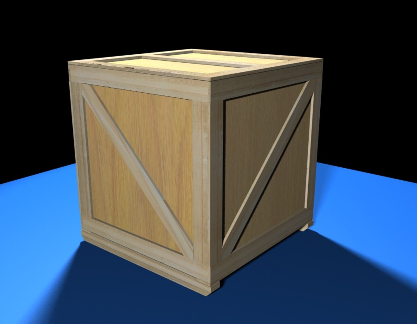 Wood Crate Model - TurboSquid 1285873
