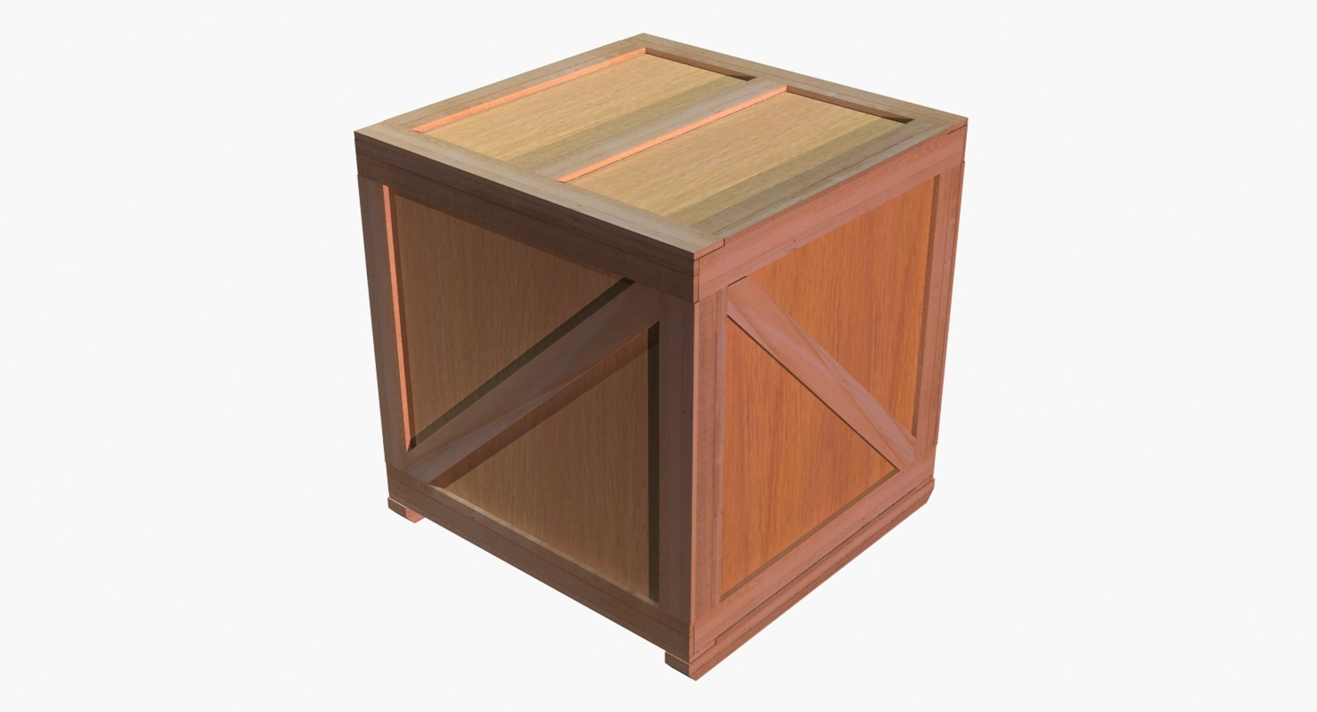 Wood Crate Model - TurboSquid 1285873