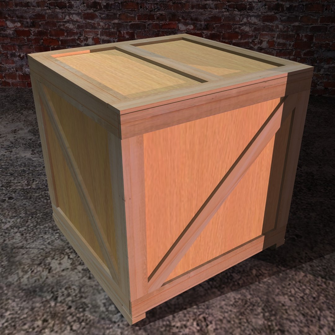 Wood Crate Model - TurboSquid 1285873