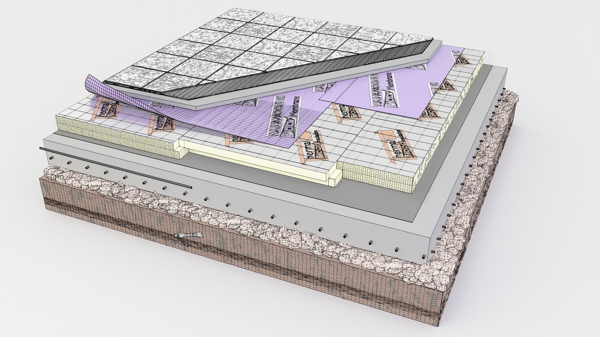 Floor pir pur 3D - TurboSquid 1529351