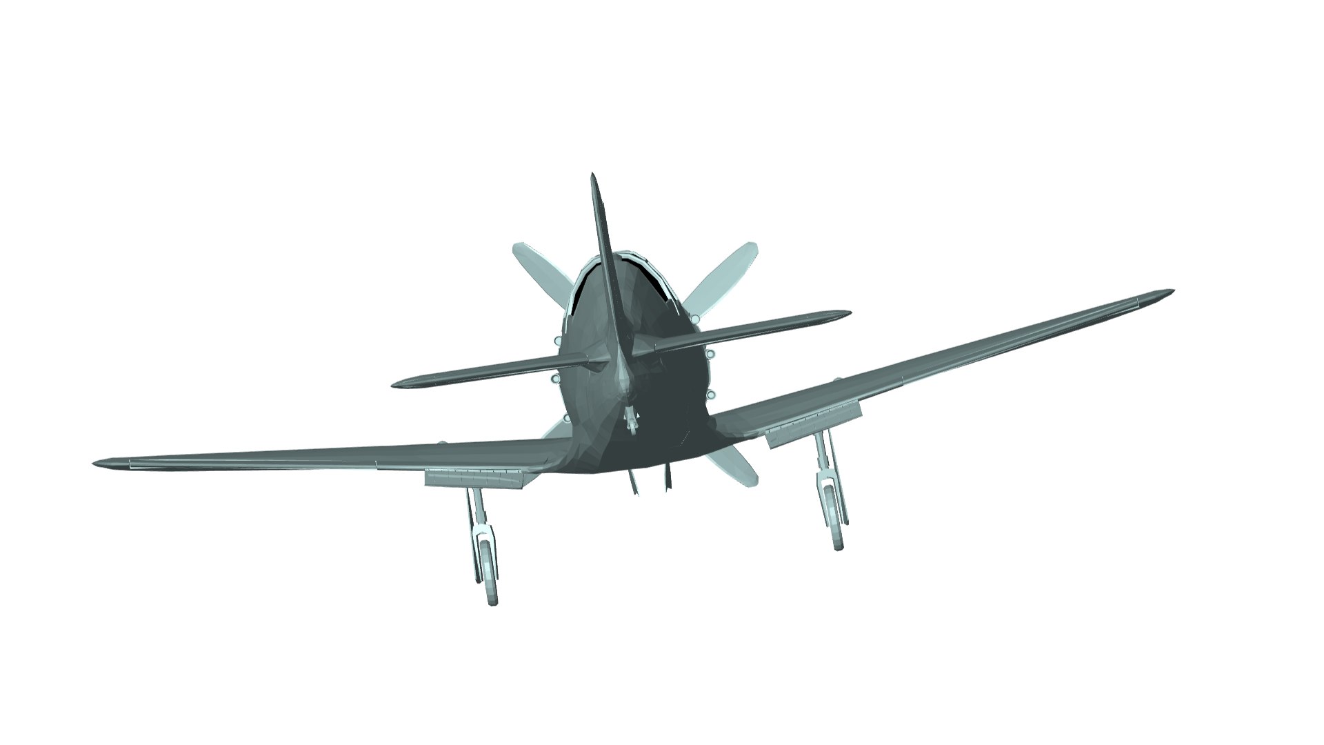 3D Mitsubishi J2M - TurboSquid 1985856
