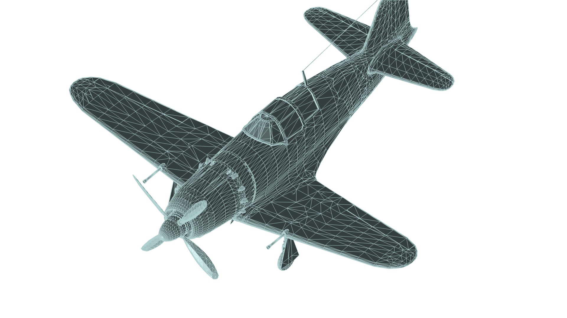 3D Mitsubishi J2M - TurboSquid 1985856