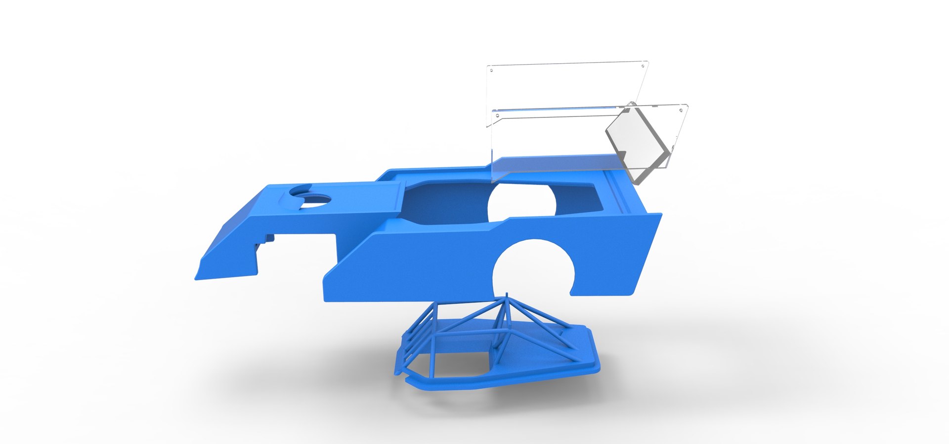 Shell Of Outlaw Figure 8 Modified Stock Car Scale 1 To 25 3D Model ...