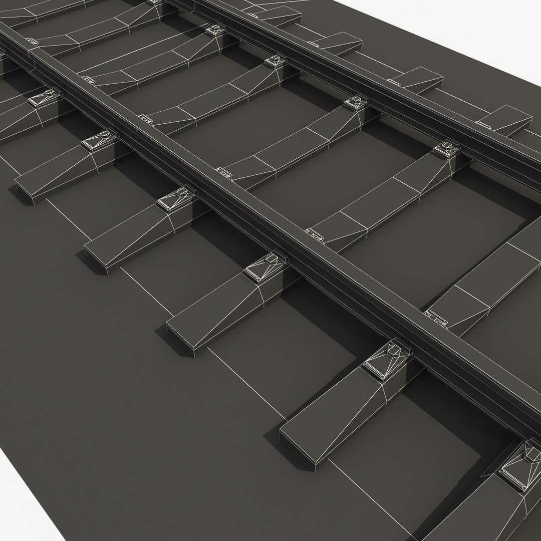 Railway Rail 3d Obj