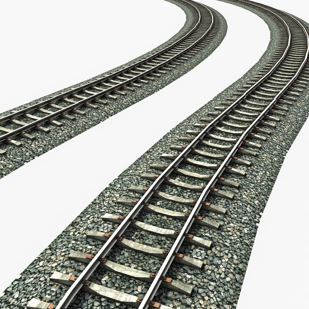 Railway Rail 3d Obj