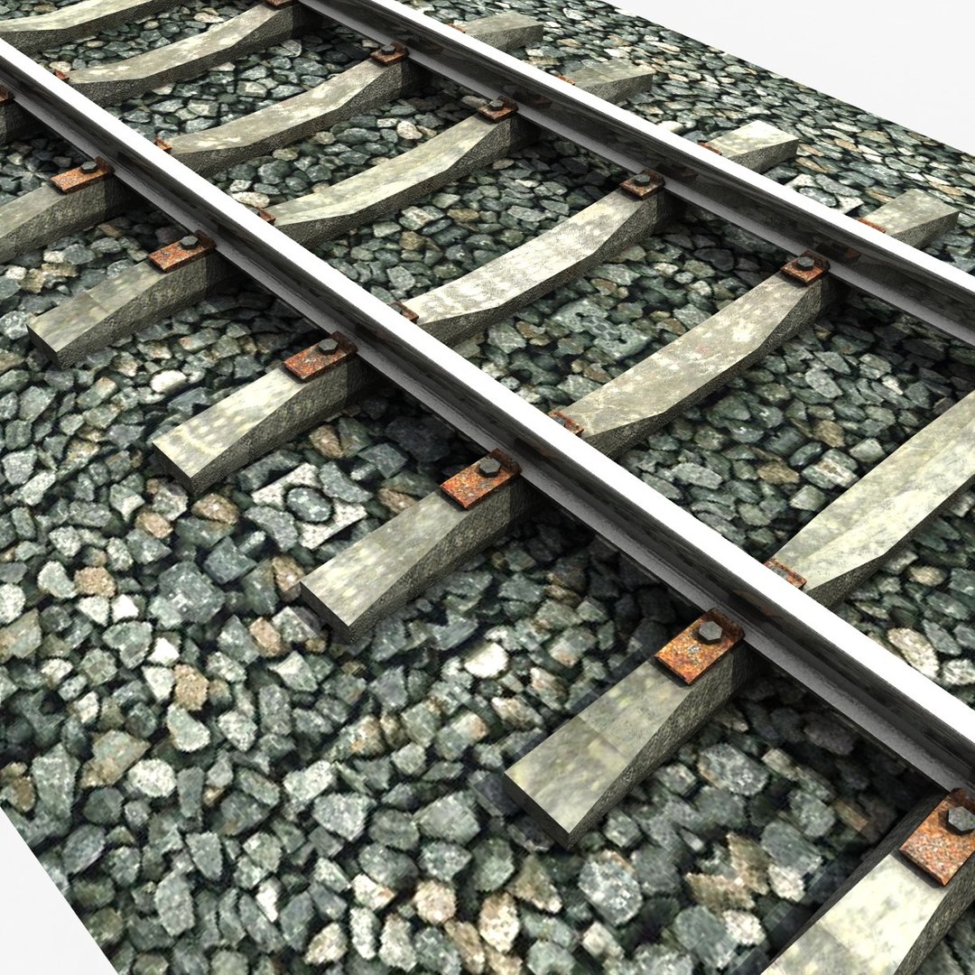 Railway Rail 3d Obj