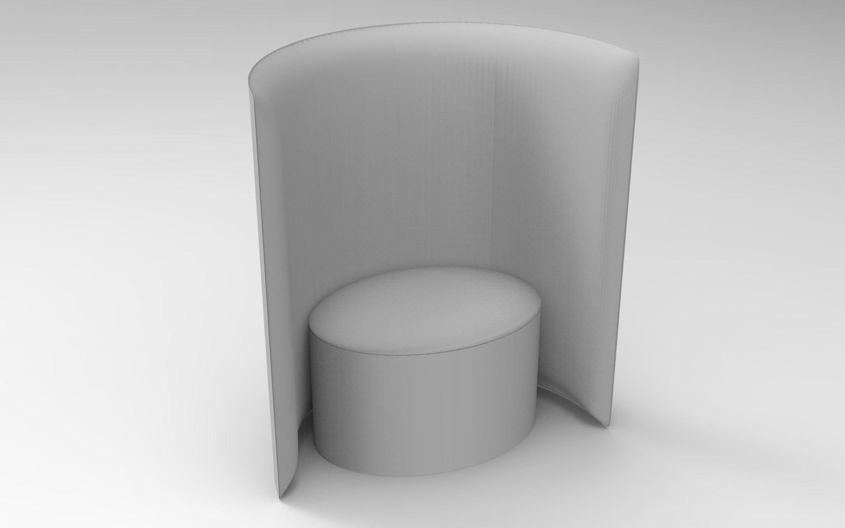 3D Kasu High Chair model - TurboSquid 2170318