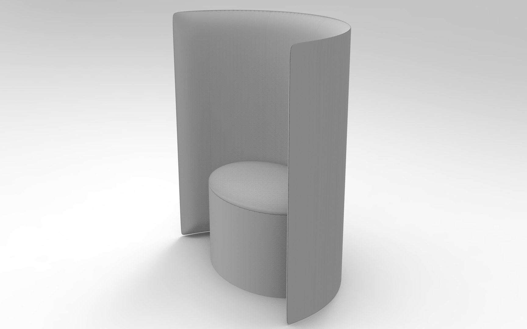 3D Kasu High Chair model - TurboSquid 2170318