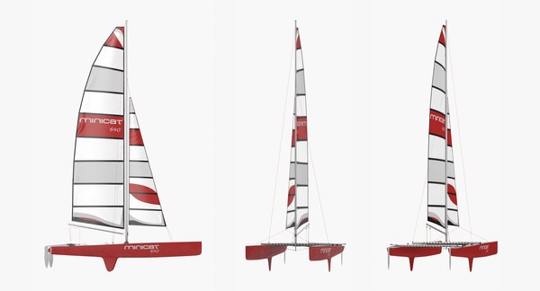 international class catamaran 3d 3ds
