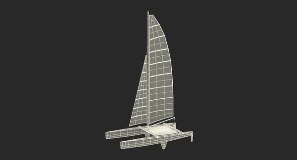 international class catamaran 3d 3ds