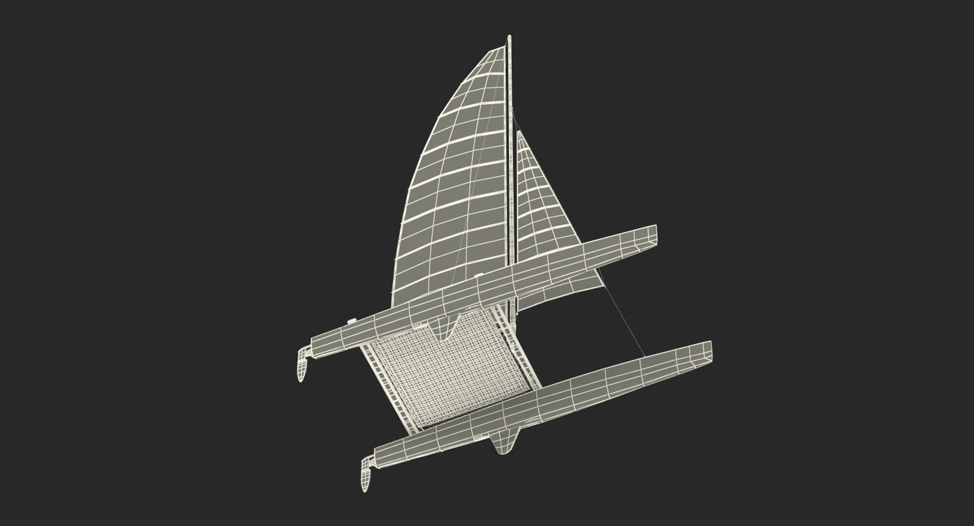 international class catamaran 3d 3ds