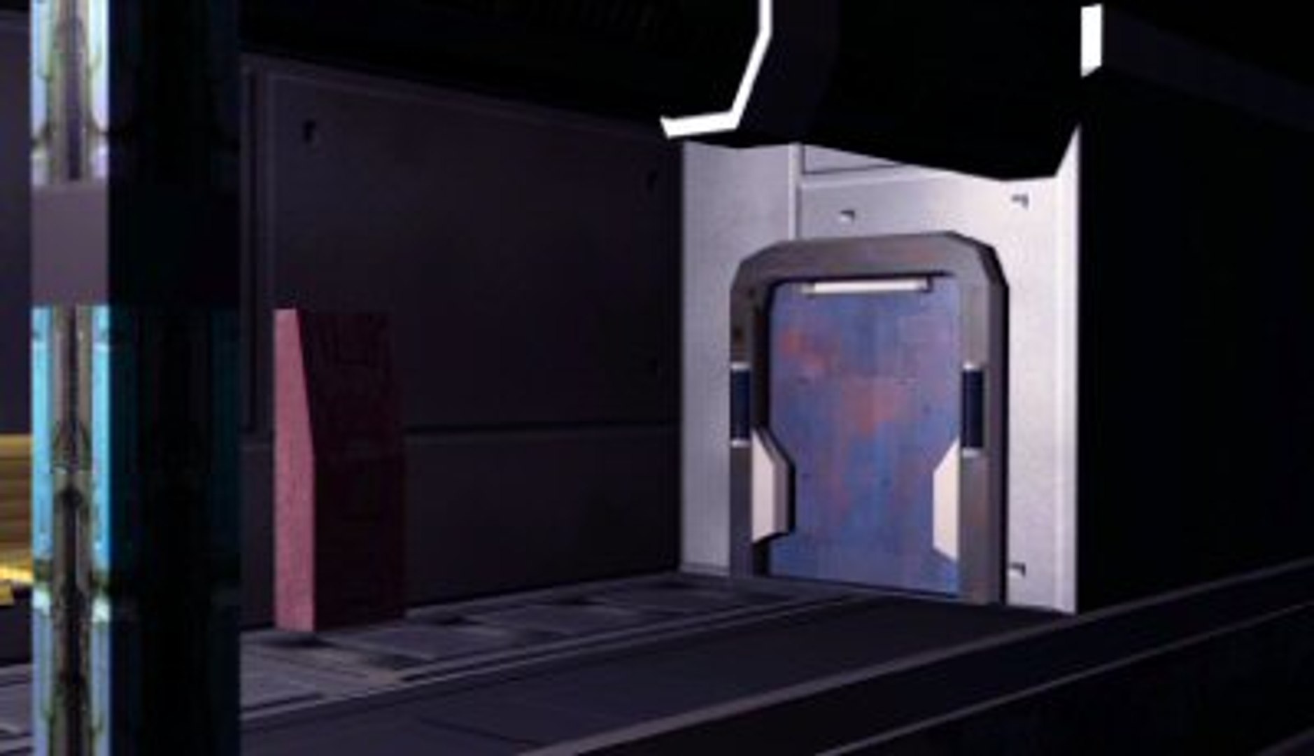 3d Model Scifi Subway Station