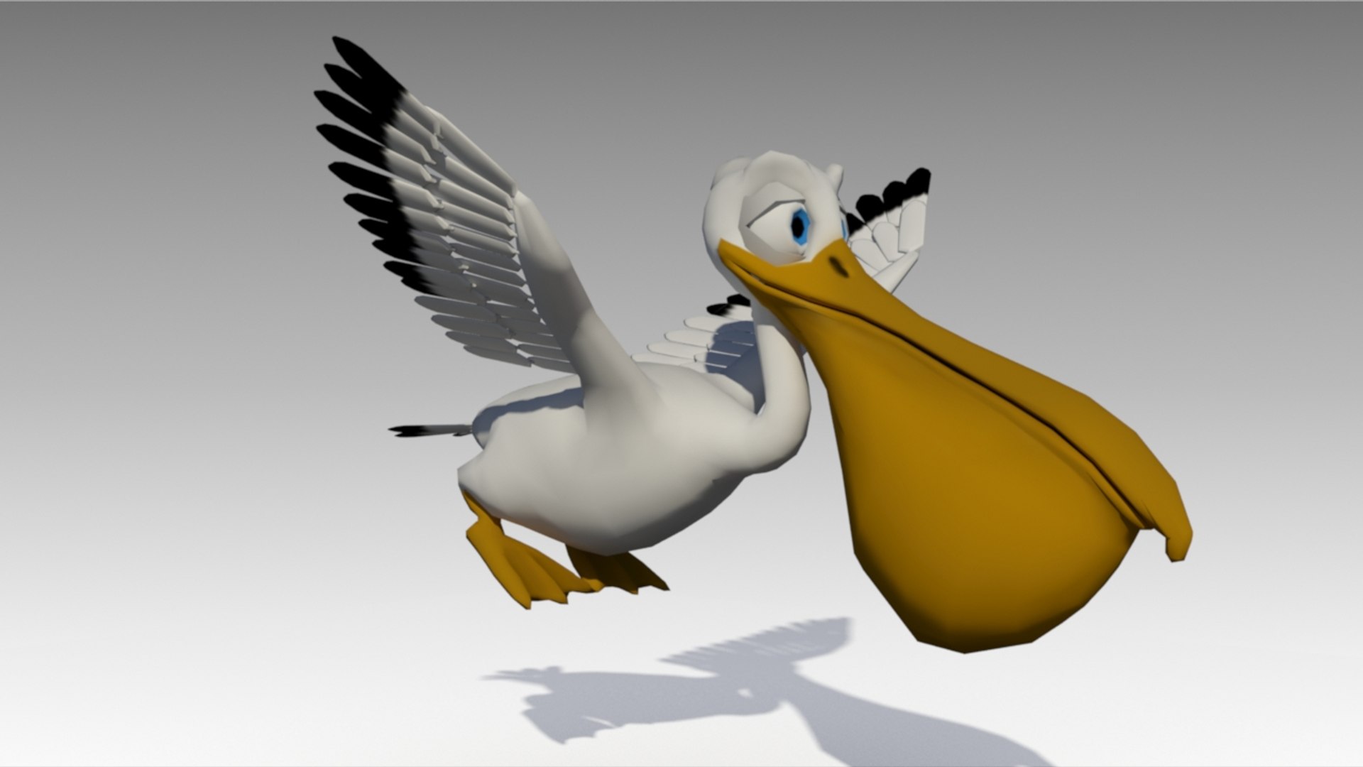 Pelican Animations 3D Model | 1141995 | TurboSquid