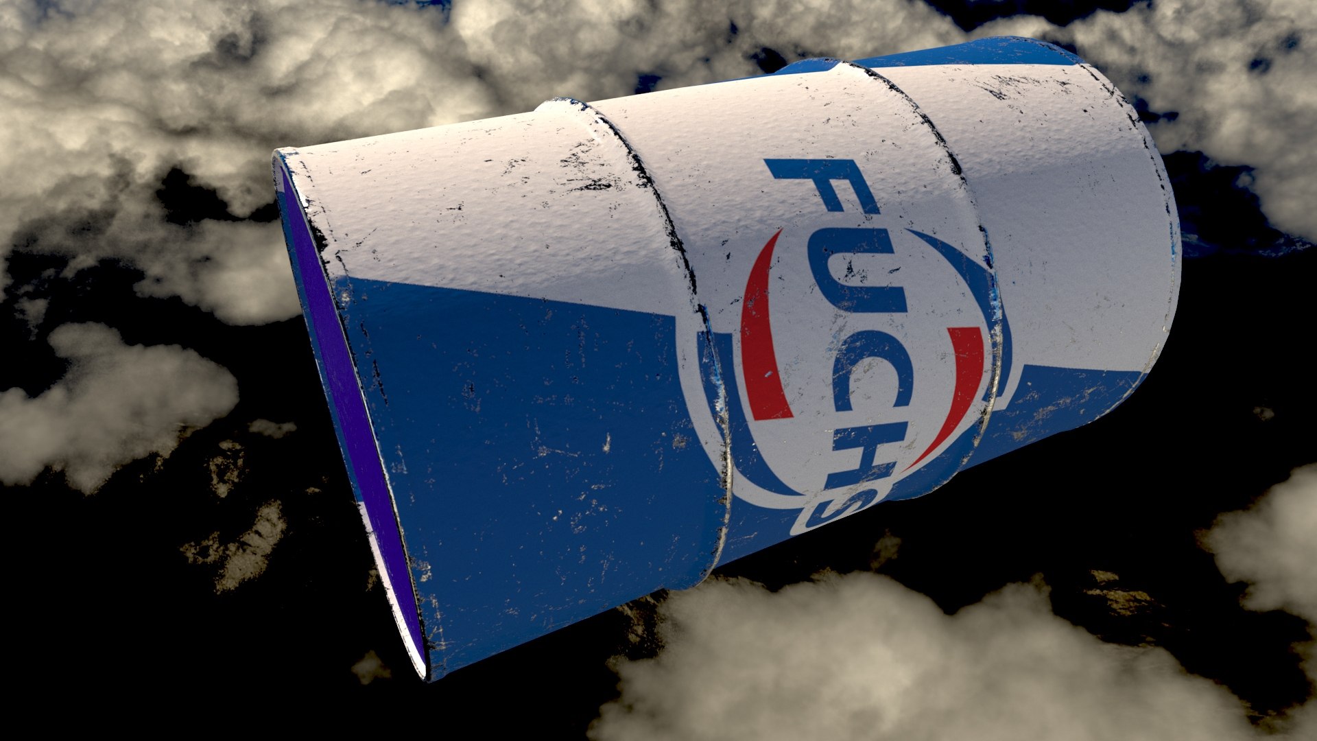 3D Barrel Fuchs Worn Oil - TurboSquid 1487546