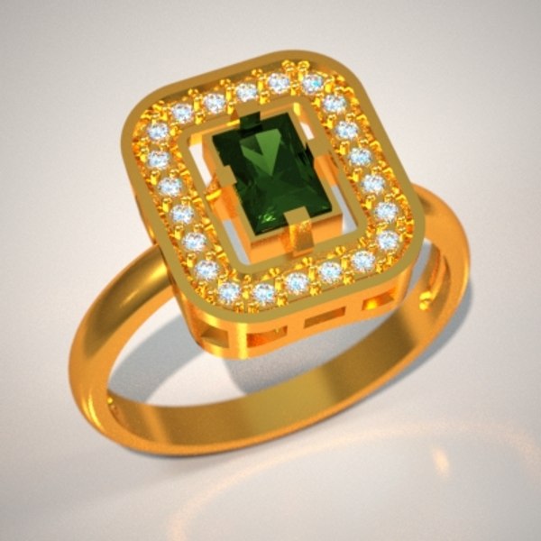 free stone jewellery stl 3d model