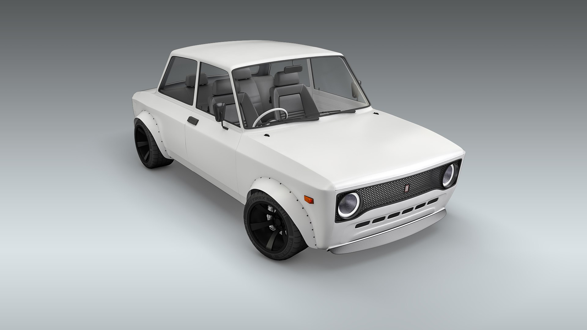 3D Modified 1973 Fiat 128 Model - TurboSquid 1540555