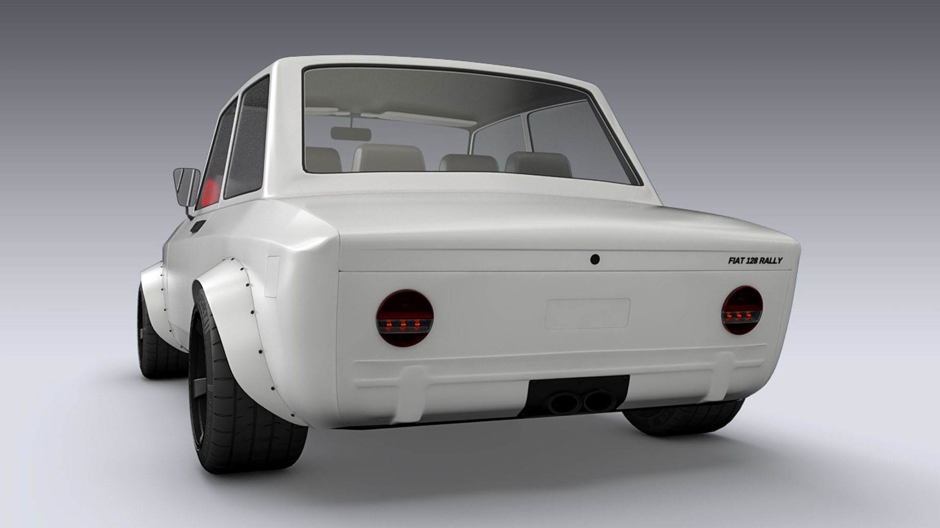 3D Modified 1973 Fiat 128 Model - TurboSquid 1540555
