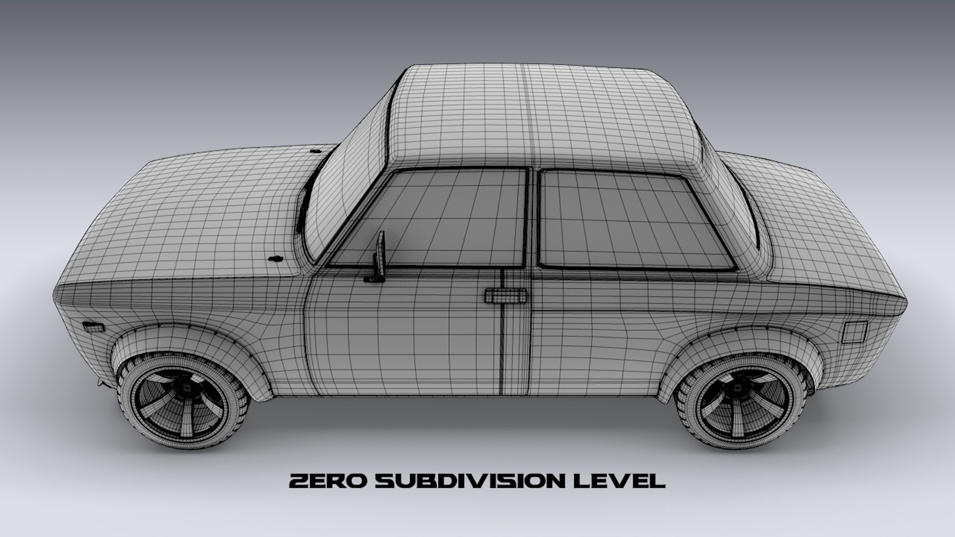 3D Modified 1973 Fiat 128 Model - TurboSquid 1540555