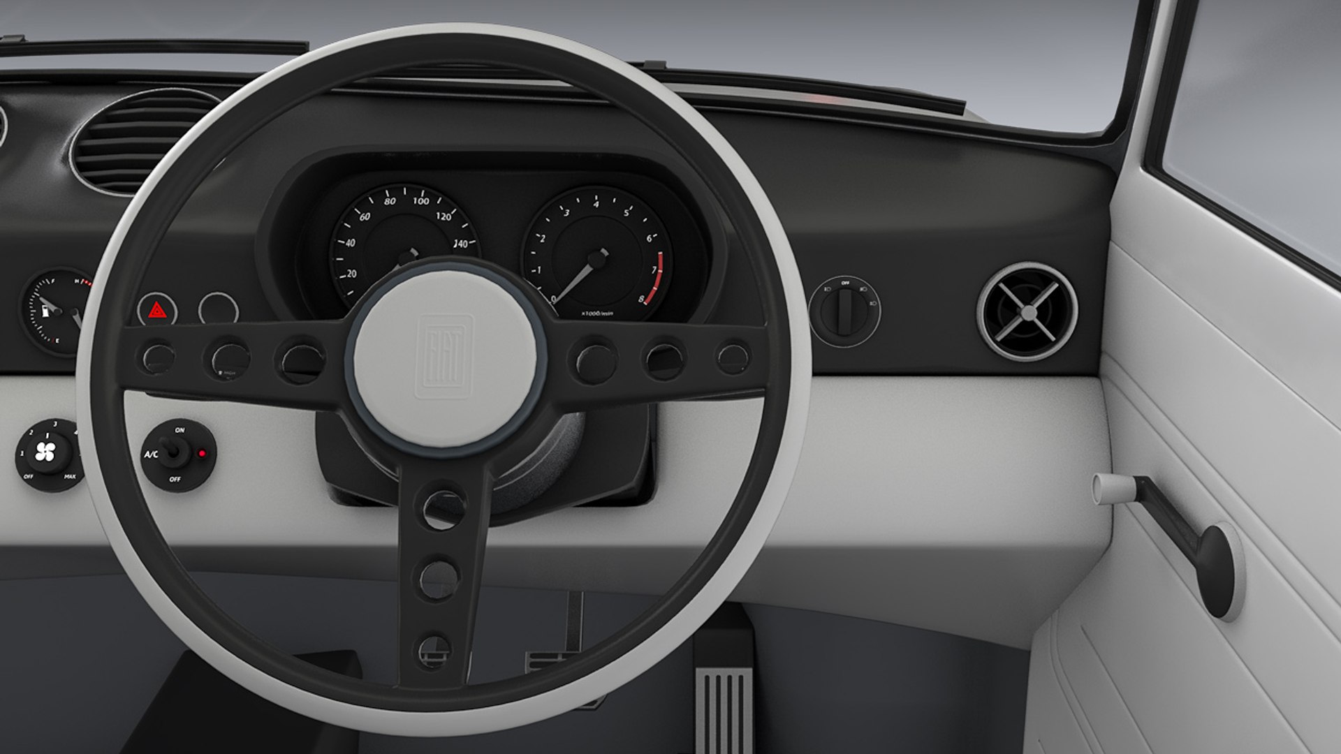 3D Modified 1973 Fiat 128 Model - TurboSquid 1540555