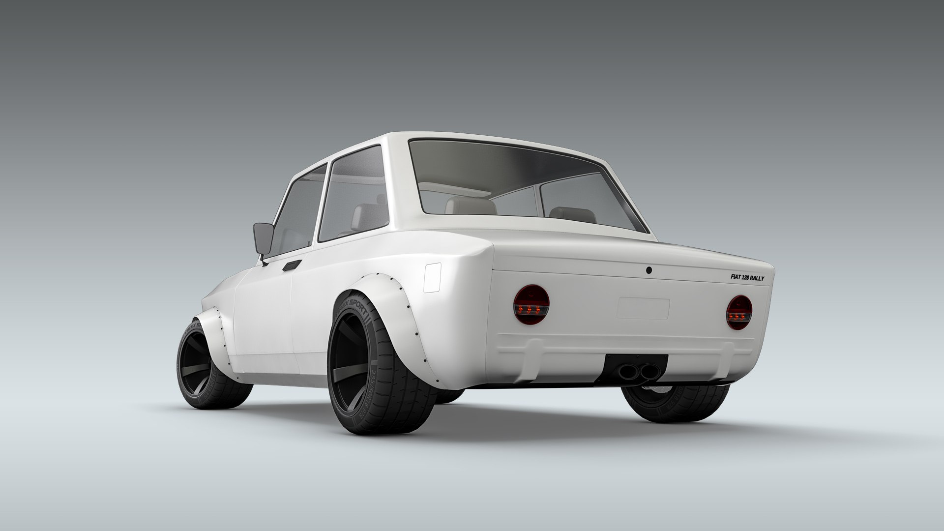 3D Modified 1973 Fiat 128 Model - TurboSquid 1540555