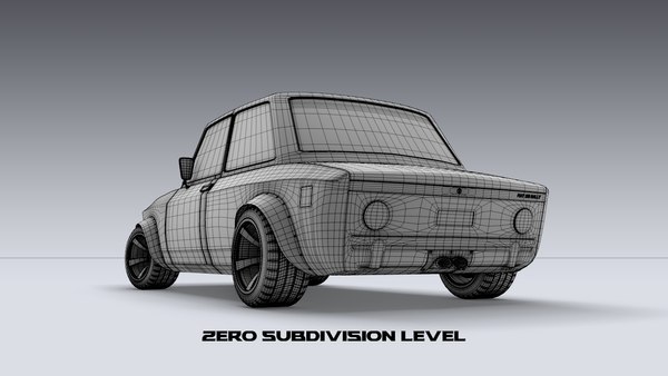 3D modified 1973 fiat 128 model - TurboSquid 1540555