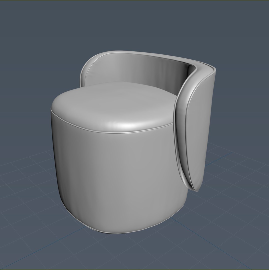 3D Liu Jo - Guest Stool - TurboSquid 1971034