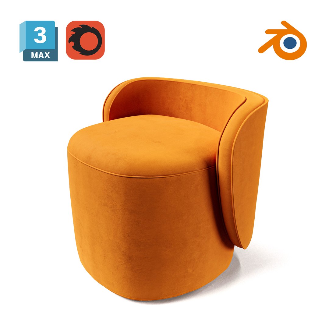 3D Liu Jo - Guest Stool - TurboSquid 1971034
