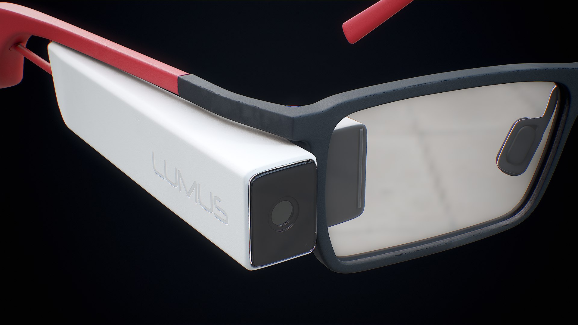 Smart Futuristic AR Glasses Lumus DK40 3D Model - TurboSquid 2030180
