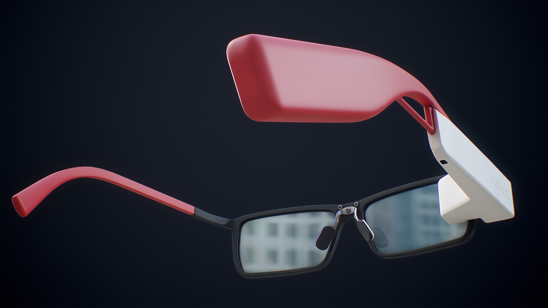 Smart Futuristic Ar Glasses Lumus Dk40 3d Model Turbosquid 2030180