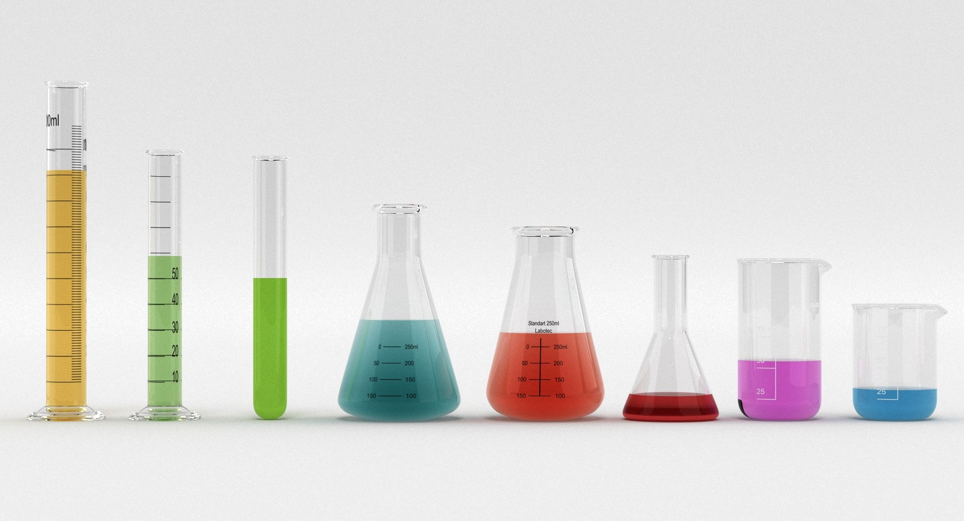 3D Test Tubes - TurboSquid 1363486