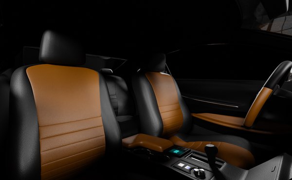 3D Car with interior model - TurboSquid 1726772
