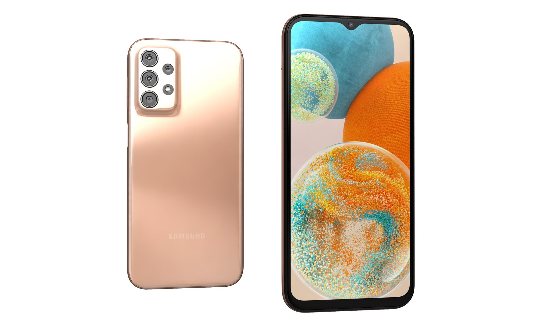 3D Samsung Galaxy A23 5G Peach Model - TurboSquid 1954602