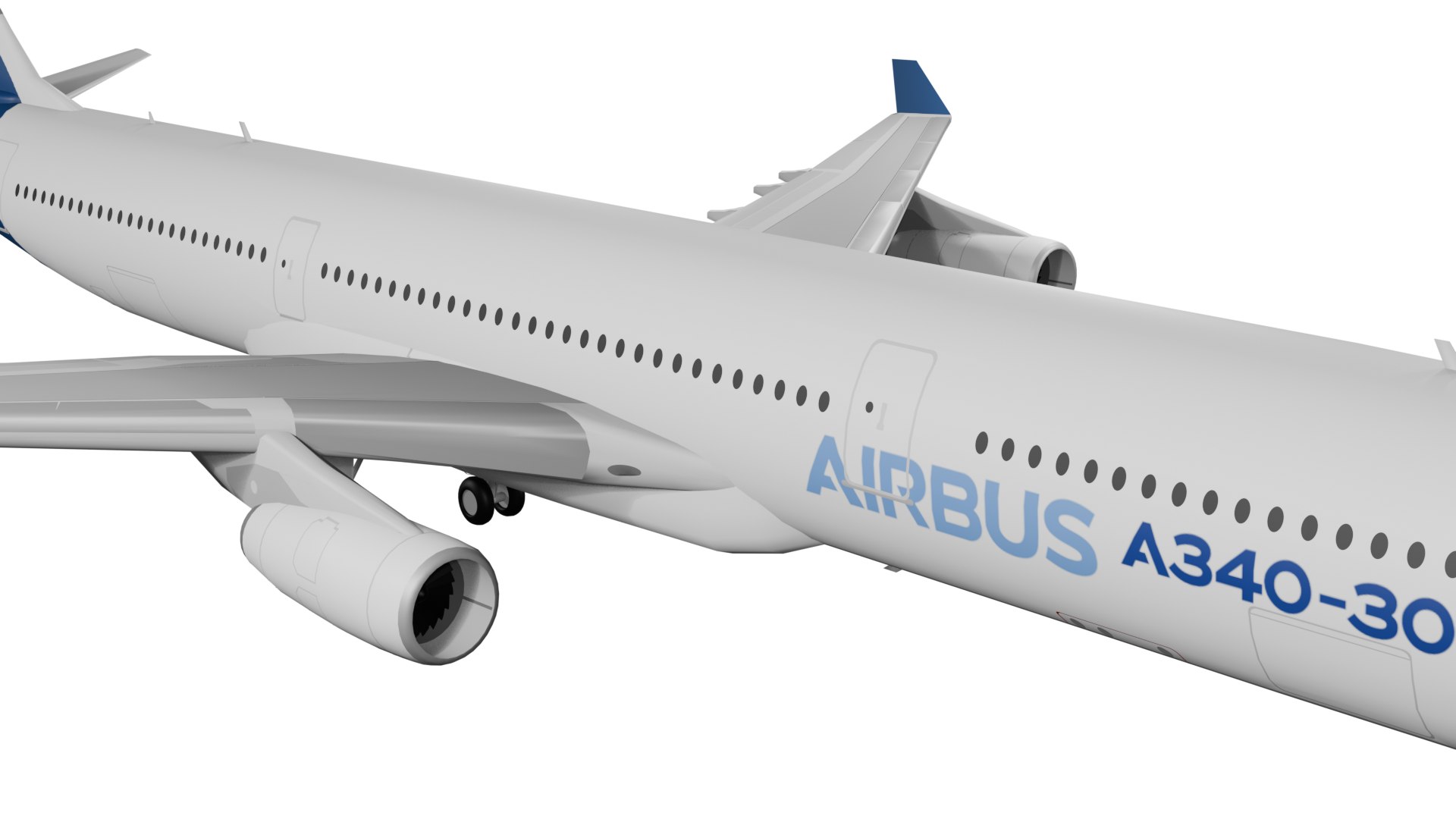 3D Airbus A340-300 Model - TurboSquid 2287172