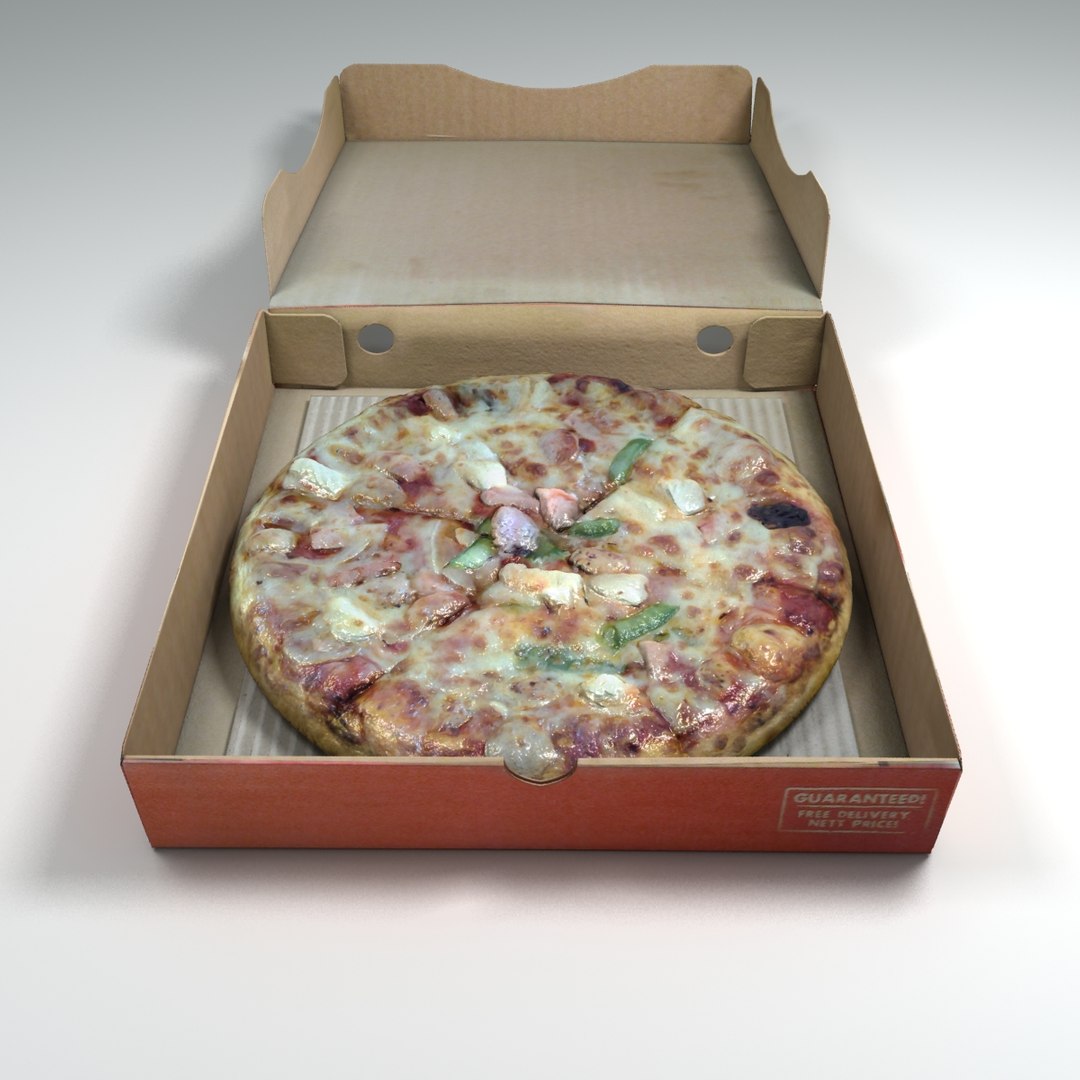 3d Model Pizza Box